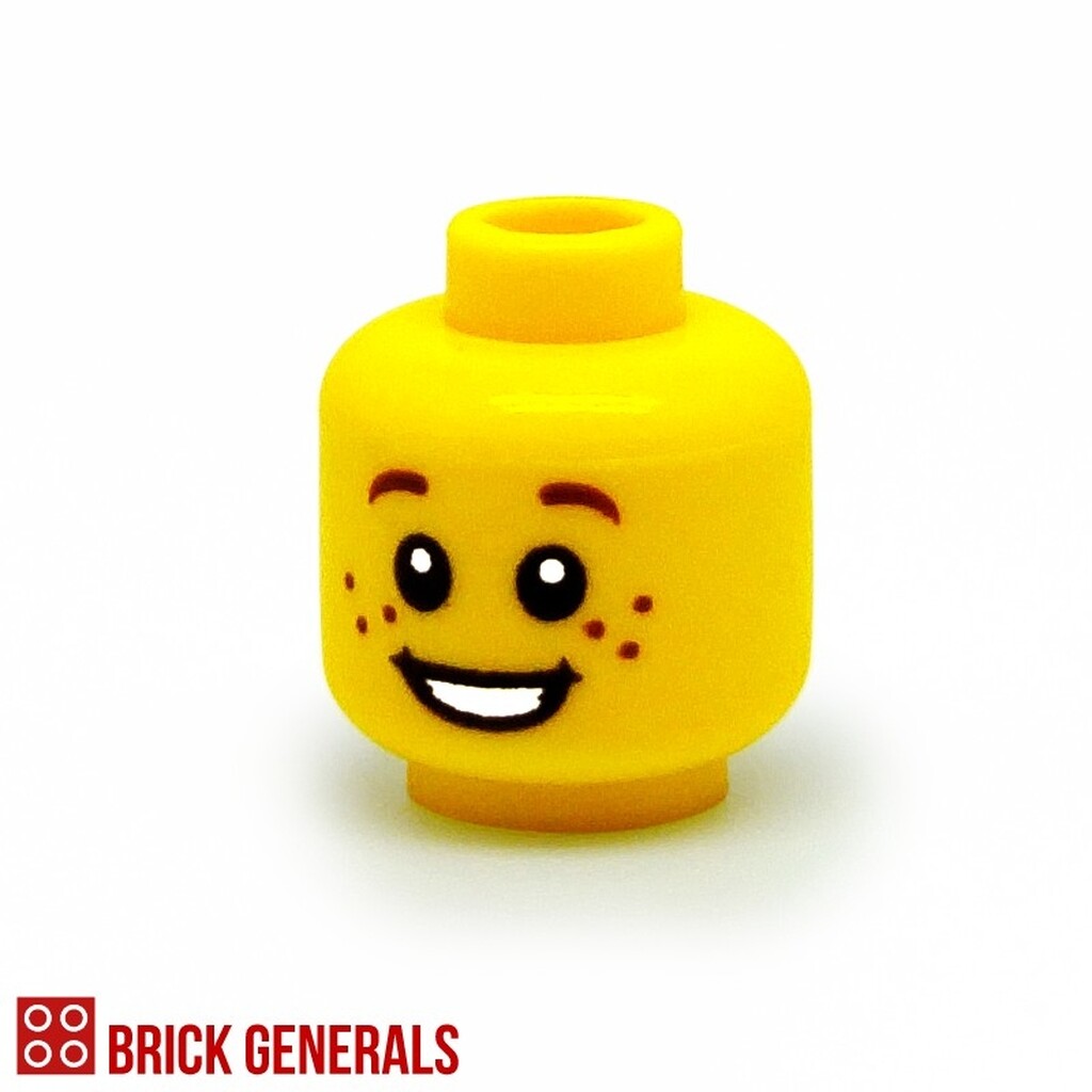 Minifig Heads and Faces Accessory - Brick Generals
