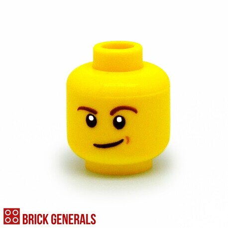 Minifig Heads and Faces Accessory (2) - Brick Generals