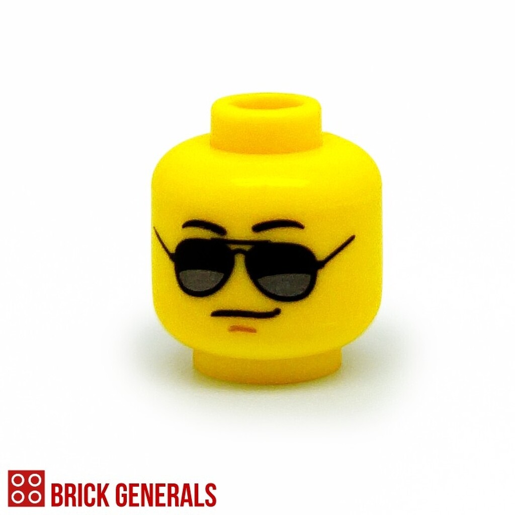 Minifig Heads and Faces Accessory - Brick Generals