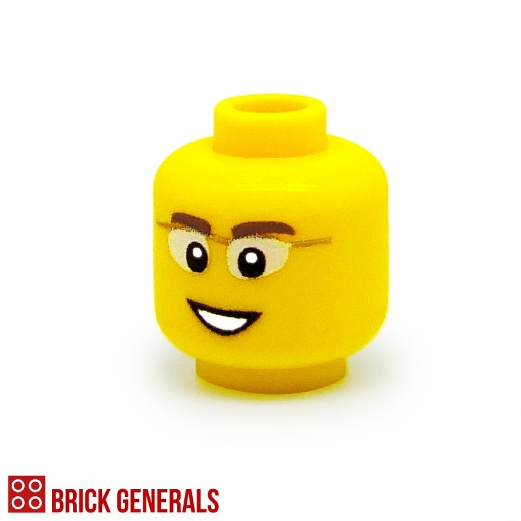Minifig Heads and Faces Accessory (2) - Brick Generals