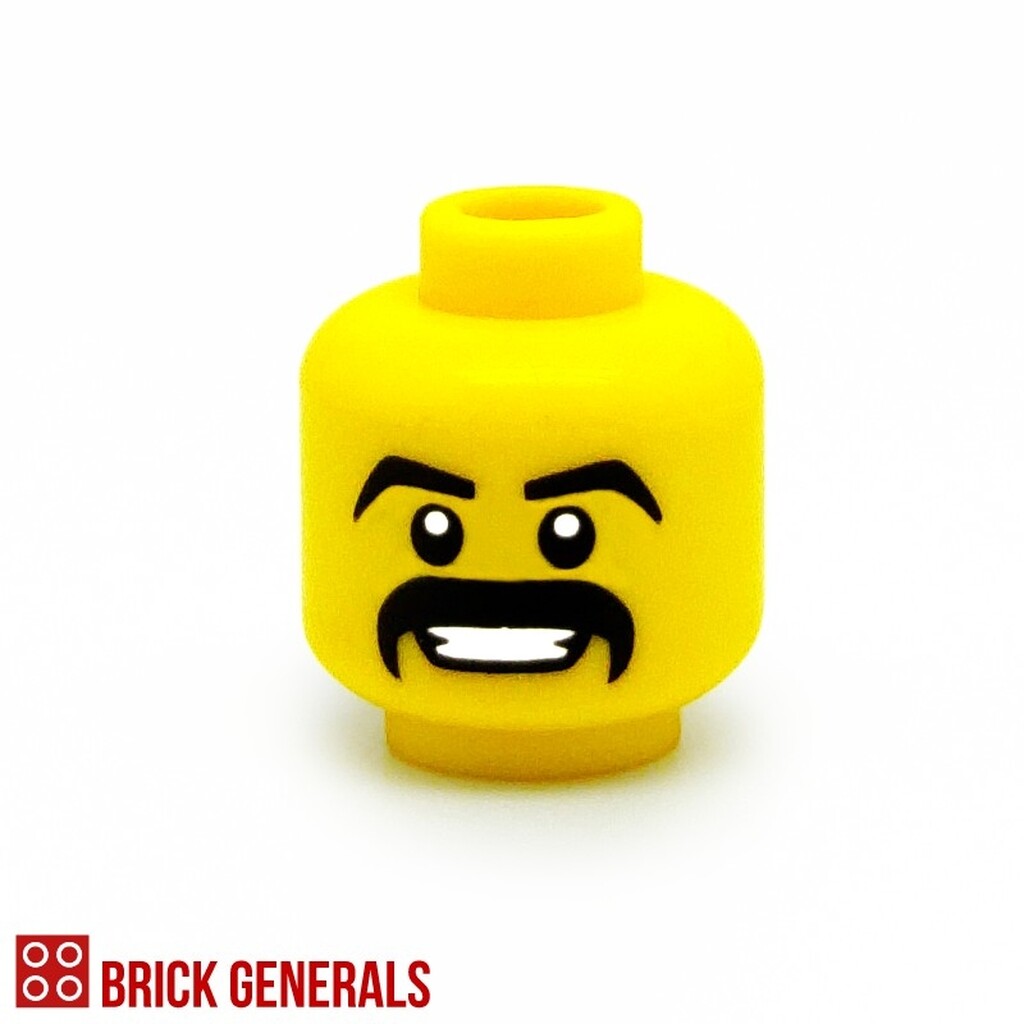 Minifig Heads and Faces Accessory (2) - Brick Generals