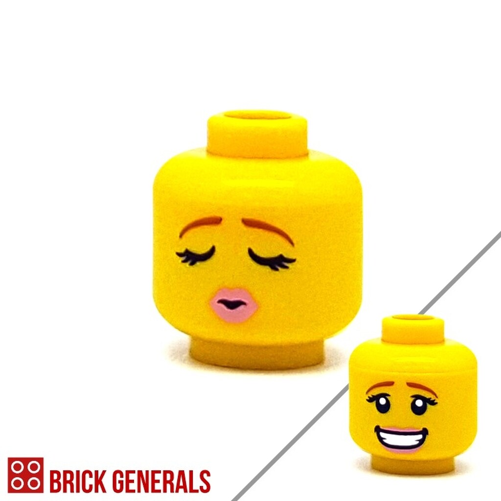 Minifig Heads and Faces Accessory - Brick Generals