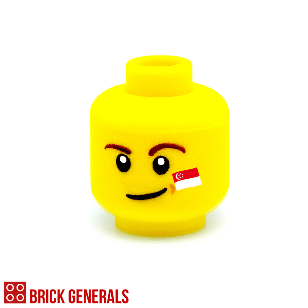 Minifig Heads and Faces Accessory (2) - Brick Generals