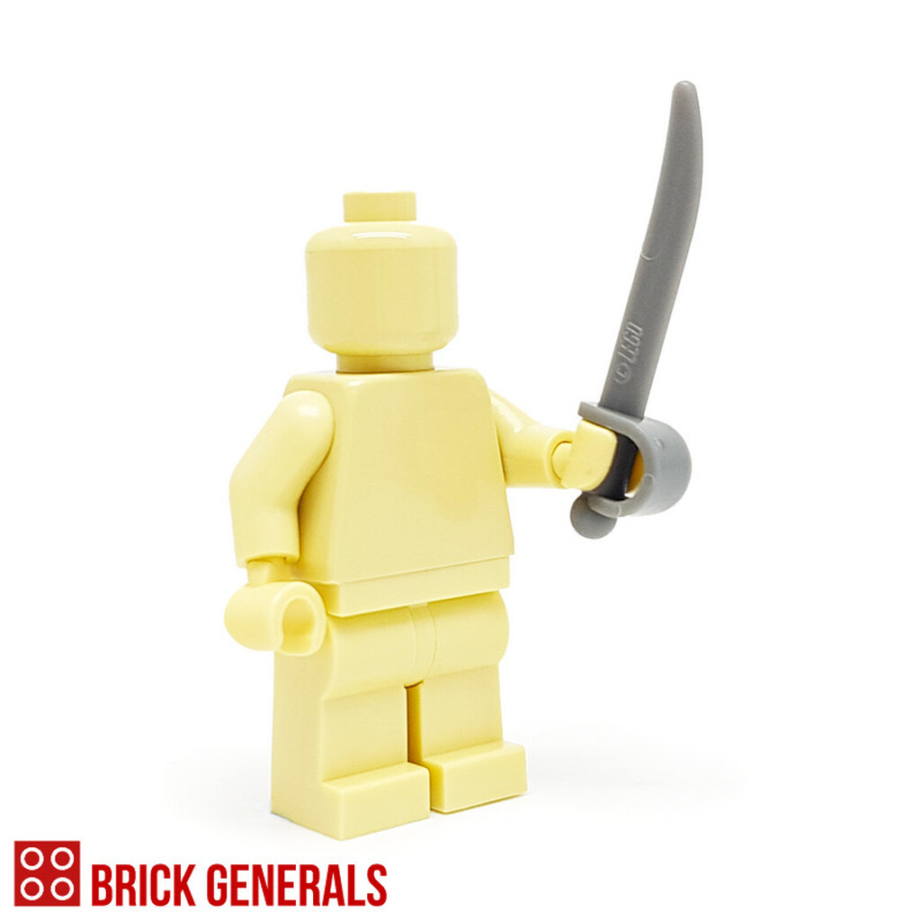 Minifig weapons like guns, swords and armour - Brick Generals