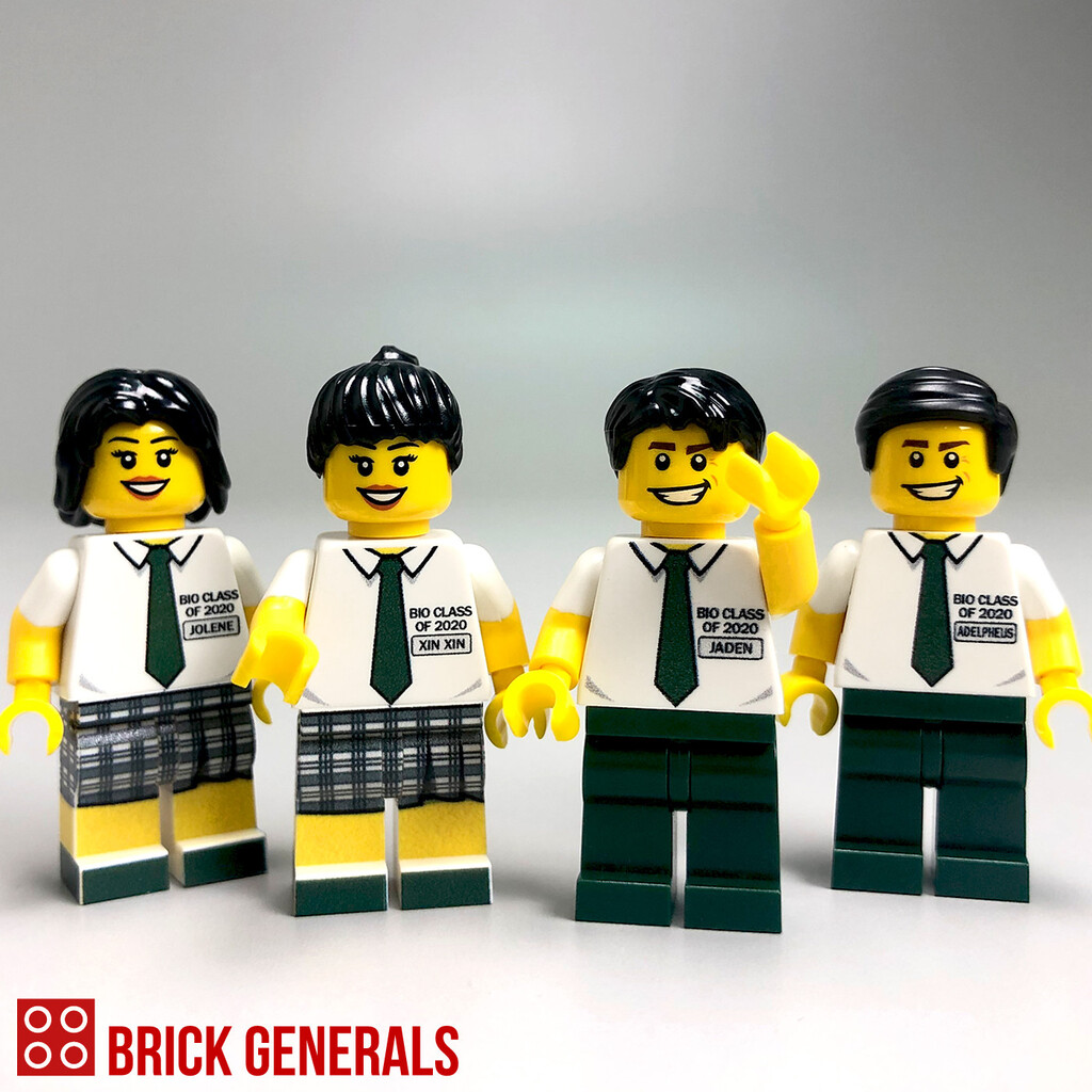 Custom minifigure project school uniform by Brick Generals