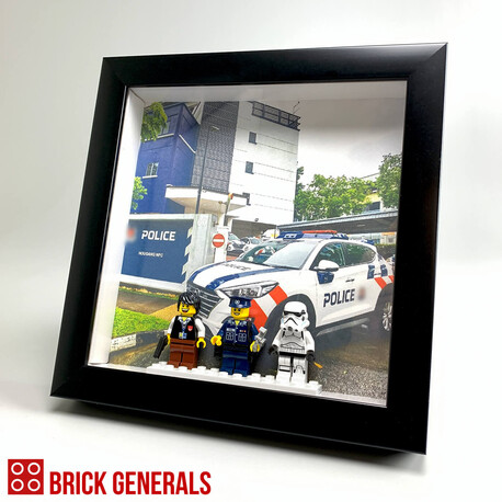 Custom minifigure project POLICE FRAME by Brick Generals