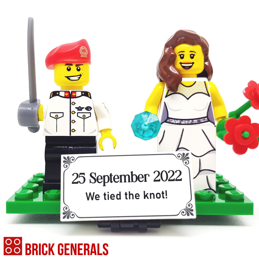 Custom Minifigures for Weddings - Brick Generals