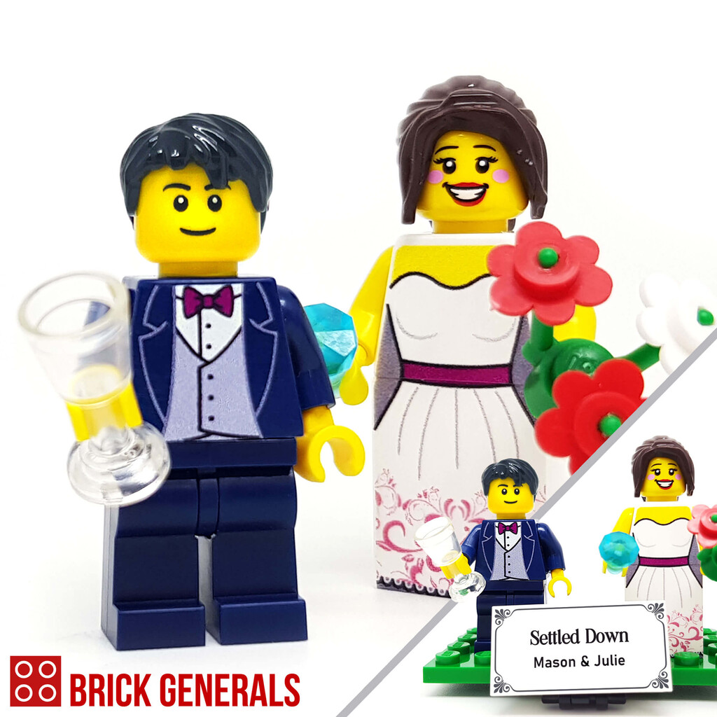 Custom Minifigures for Weddings - Brick Generals