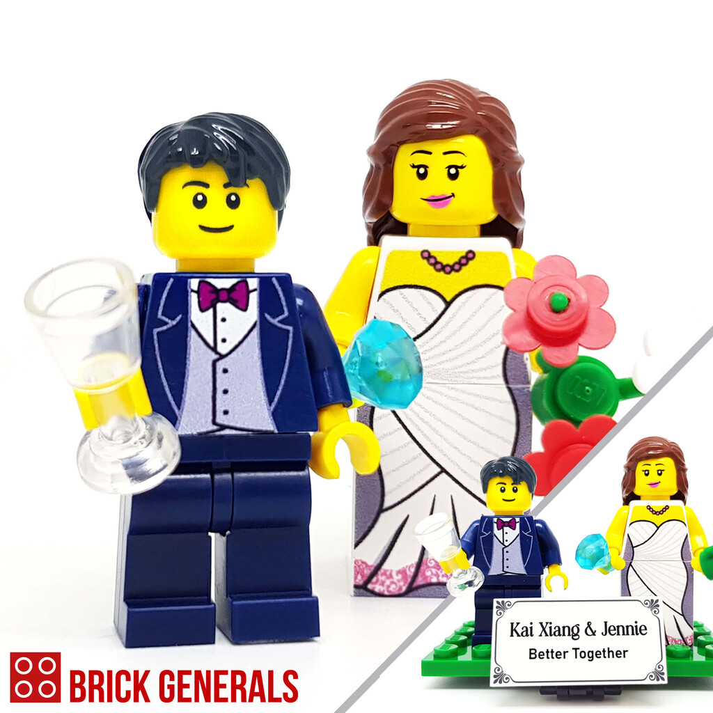 Custom Minifigures for Weddings - Brick Generals