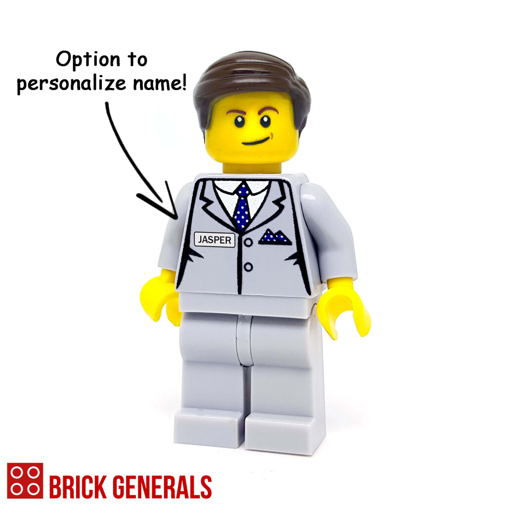 Custom Minifig Office Mini-Me by Brick Generals - Brick Generals